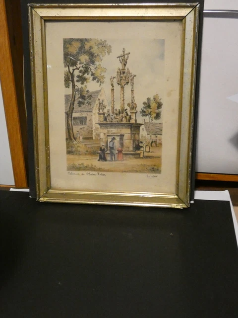 TABLEAU DE BARDAY Eau Forte Ht 34 Larg 28 A Identifier EUR 10,00 ...