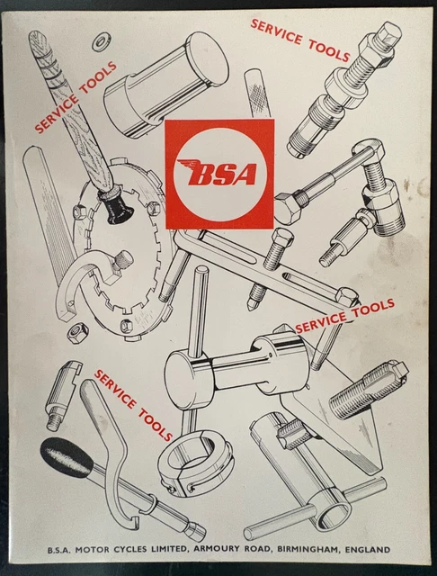 BSA SERVICE TOOLS Catalogue $25.00 - PicClick