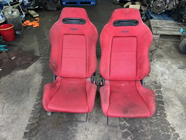 HONDA INTEGRA TYPE R Dc2 Red Recaro Seats Recaros Ukdm JDM Civic Ek9 £ ...