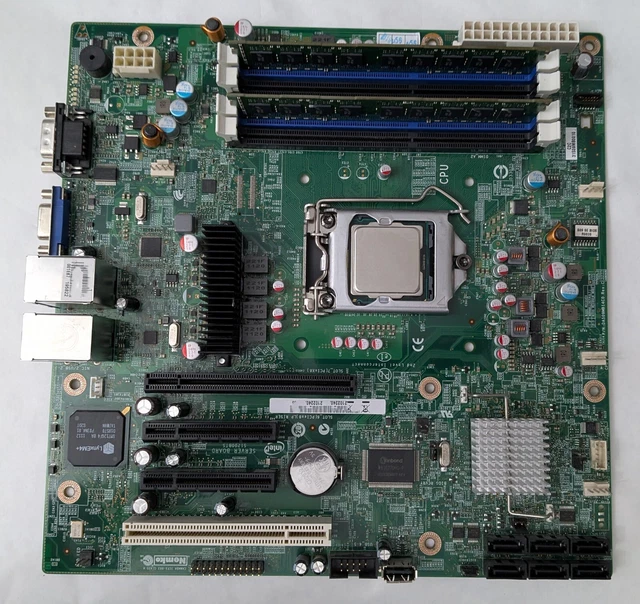INTEL S1200BTS MOTHERBOARD Server Board, Xeon E3-1220L 2.2GHz CPU, and ...