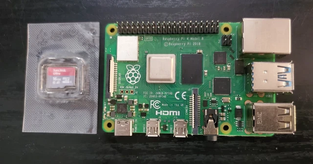 RASPBERRY PI 4 Model B 2GB RAM, 16 GB Micro-SD Card $58.00 - PicClick