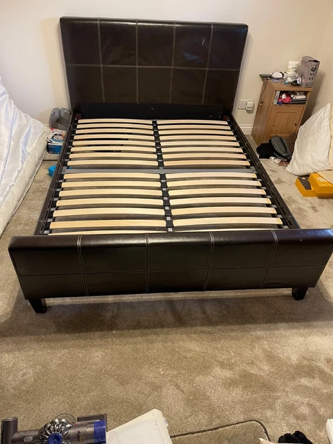 KING SIZE BED with mattress Free to collect £0.11 - PicClick UK