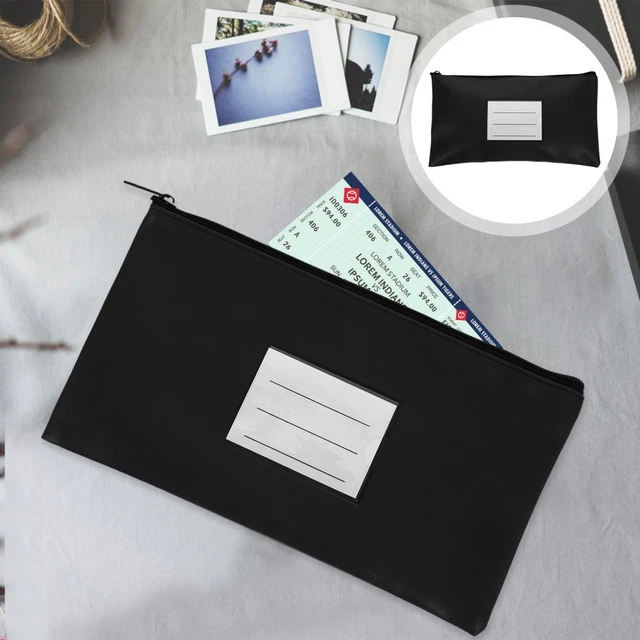 NOTE BAG STORAGE Miss Travel Zipper Money Pouch Cash Envelope Wallet £8 ...