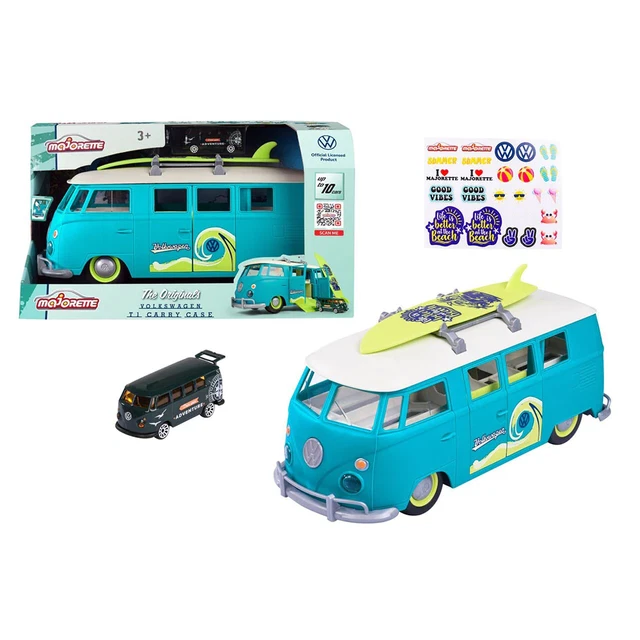 MAJORETTE COLLECTIBLE VW the Originals T1 Carry Case with 1 Mini Car ...