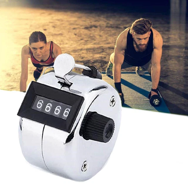 SPORT GEAR MECHANICAL Counter Counting Clicker 4 Digit Number Number ...