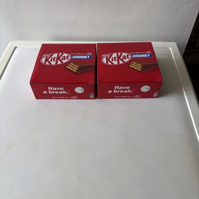 KIT KAT CHUNKY Chocolate Bar Full Box of 24 Bars £16.14 - PicClick UK