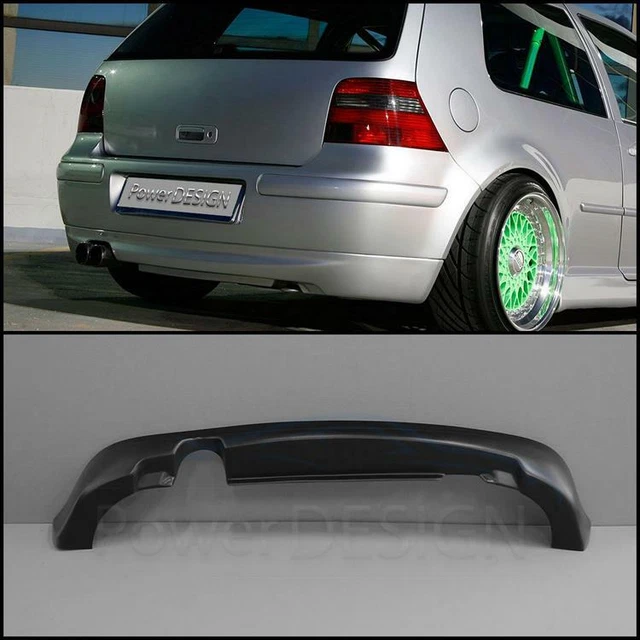 SPOILER DE PARE-CHOCS arrière VW GOLF 4 MK4 25ème ANNIVERSAIRE Plastique ABS EUR 115,00 ...