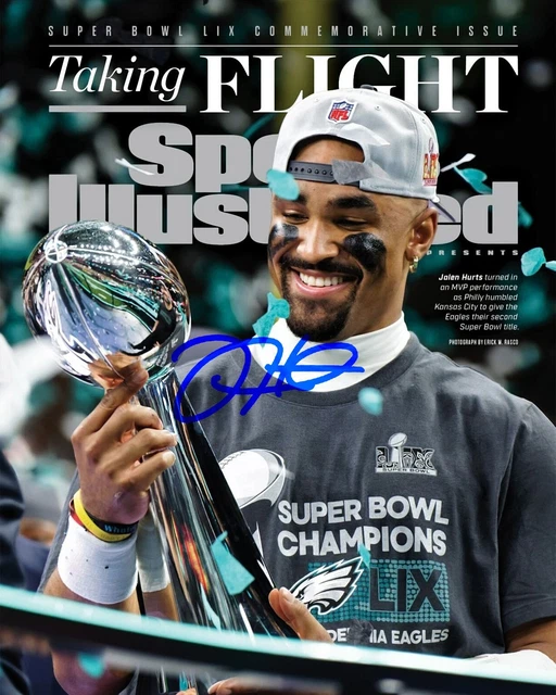 JALEN HURTS SUPER Bowl LIX Sports Illustrated Eagles 8x10 NFL Photo REPRINT $14.35 - PicClick CA