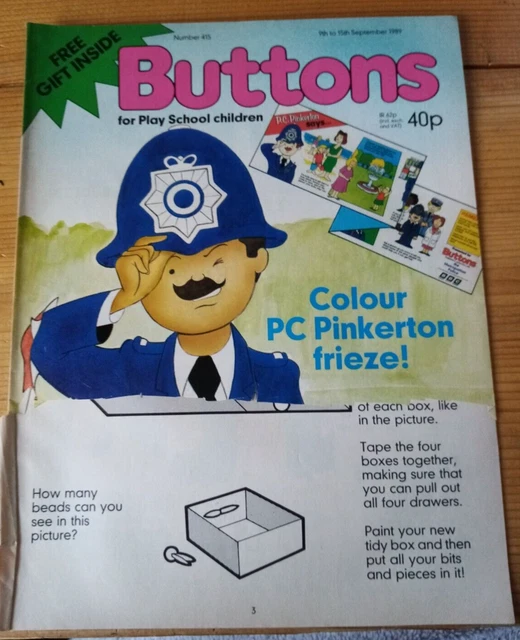 VINTAGE 80S BUTTONS Comic Issue 415 Read Description. £5.40 - PicClick UK