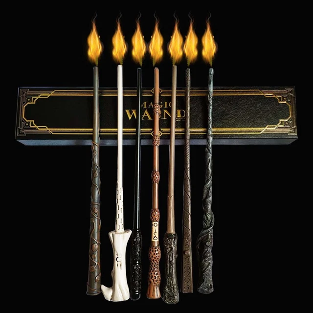 HARRY POTTER MAGIC Wand Shooter Fireball Firing Wand Dumbledore ...