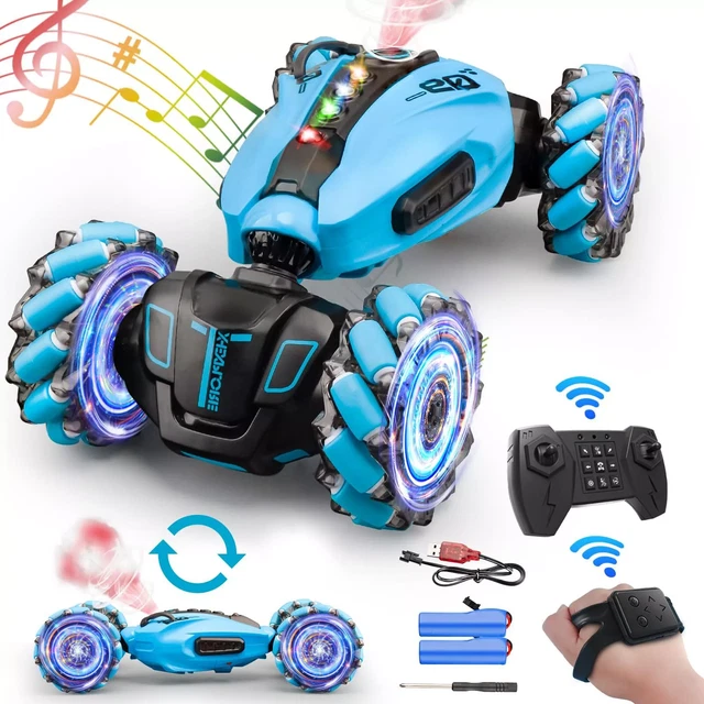4WD HAND GESTURE 360° RC Stunt Car Sensing Off-Road Remote Control ...