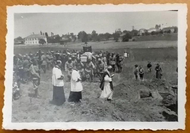 ALBANIA 1942 FUNERALE Ccnn Della Farnese Esercito Cappellano Militare ...