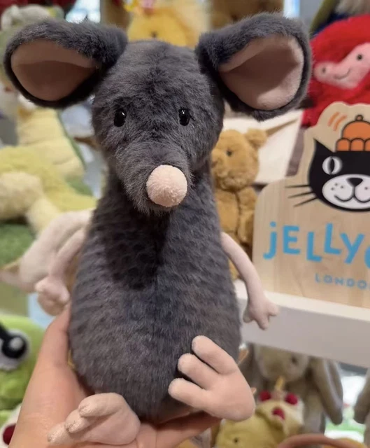 JELLYCAT LACHLAN SAD Rat Sad Little Mouse Plush Toy Comes with Label ...
