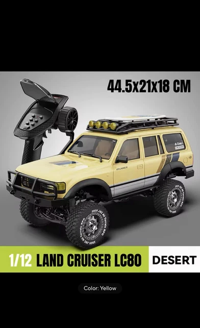 1/12 RC TOYOTA Land Cruiser LC80 4WD RC Desert yellow JXC £99.48 ...