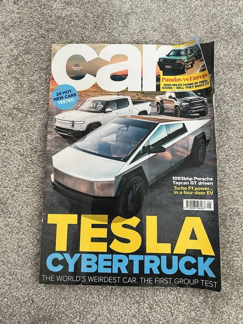 CAR MAGAZINE MAY 2024 Tesla Cybertruck, Panda's VS, Europe £1.75 ...
