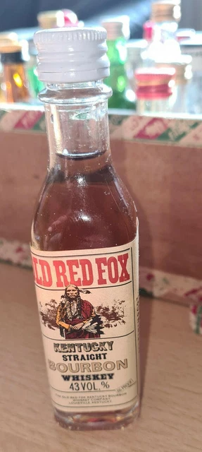 OLD RED FOX Kentucky Straight Bourbon Whiskey Sammelflasche 43 VOL.% 8 ...
