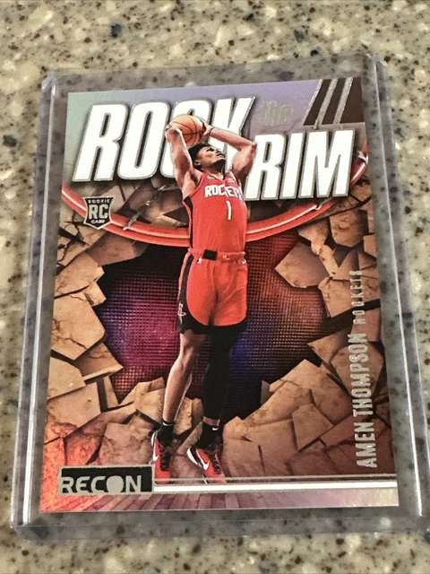 AMEN THOMPSON 2023-24 Recon #4 ROCK THE RIM RC-Houston Rockets-NBA EUR ...