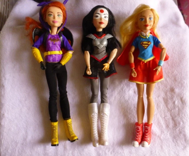 Dc Super Hero Girls Super Girl Batgirl Katana Mattel Fashion Dolls