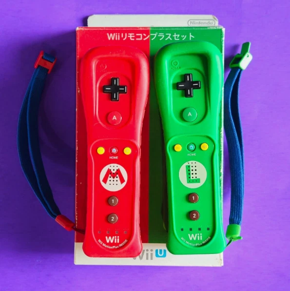 MARIO LUIGI WII Remote Plus Controller Nintendo Official Limited ...