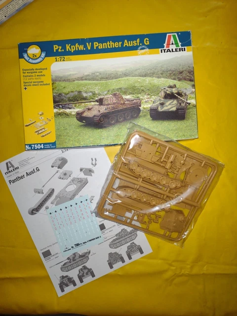ITALERI 7504 PZ.KPFW. V Panther Ausf. G 1:72 mit OVP EUR 17,99 ...