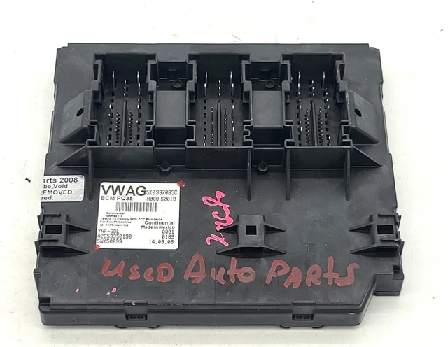 2010 VW VOLKSWAGEN Jetta Bcm Bcu Body Computer Control Module ...