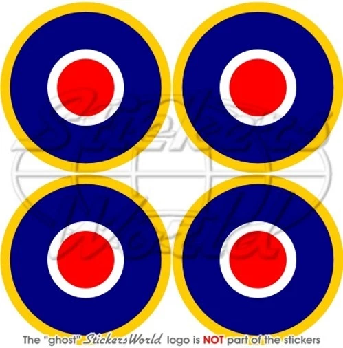 RAF UK ROYALE Armée de l'Air Type C1 Roundel Aéronef 50mm Vinyl ...