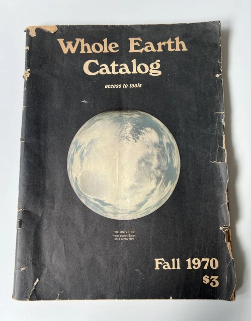 WHOLE EARTH CATALOG 1970 Antique Vintage Book Catalogue Manual Retro ...