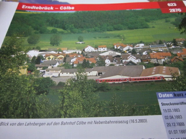 ARCHIV EISENBAHNSTRECKEN N 623 2870 Erndtebrück Cölbe 4S EUR 5,19 ...