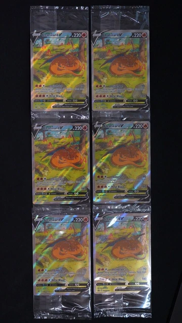 POKEMON SWSH CHARIZARD Ultra Premium Collection UPC Promo Packs x6 - 18 ...