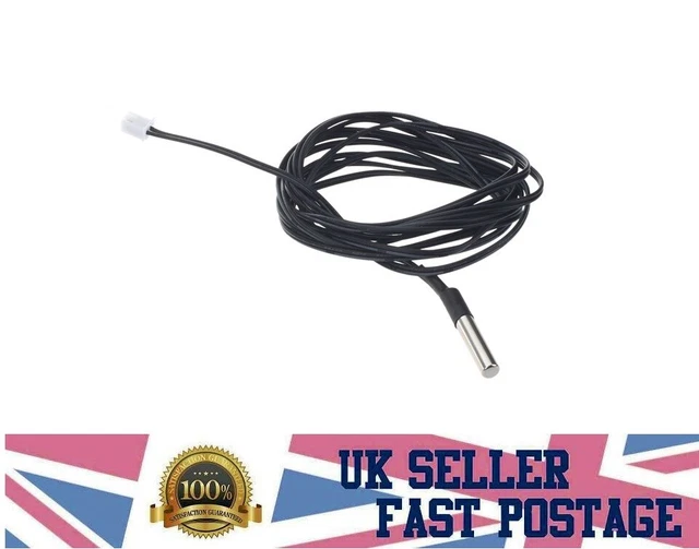 NEW NTC THERMISTOR temperature sensor waterproof probe wire 10 K 1% ...