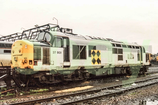 UK RAILWAY PHOTOGRAPH of Class 37 Locomotive 37801. RM37-1851 £1.70 ...