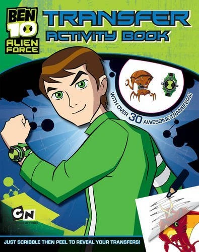 BEN 10 ALIEN Force Transfer Activity Book (Transfer Activity Books) By ...