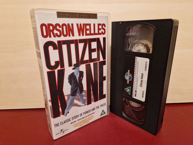 CITIZEN KANE - Orson Welles - PAL VHS Video Tape (T405) £2.99 - PicClick UK