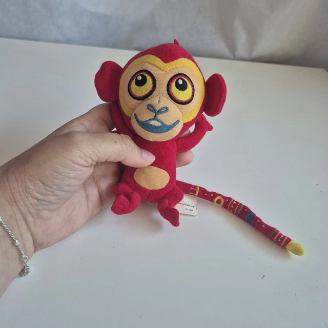 TINGA TINGA TALES Monkey Soft Toy Plush Red Small £17.99 - PicClick UK