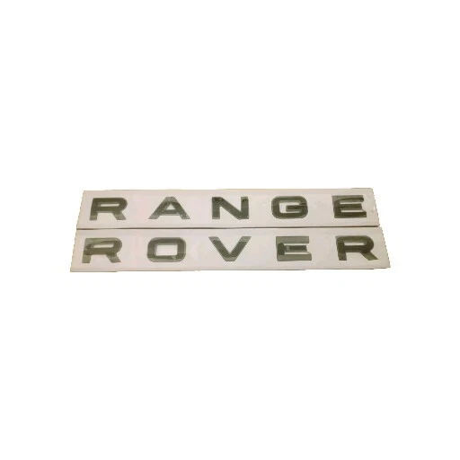 RANGE ROVER LETTERING BLACK Letters Badge Front/Rear Emblem Decal £9.99 ...