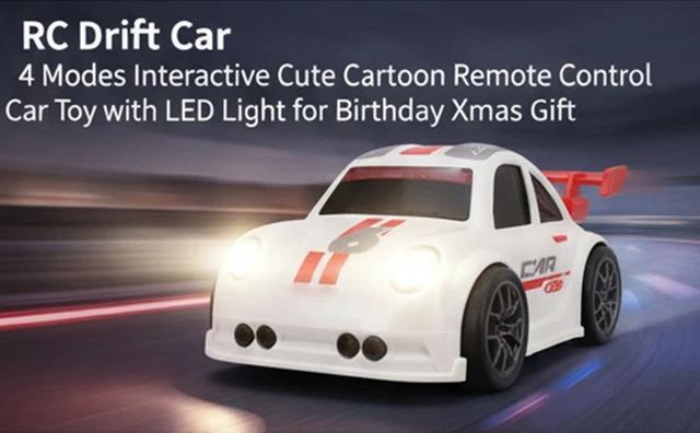 INTERACTIVE RC DRIFT Car With LED Light For Birthday Gift. £21.82 ...