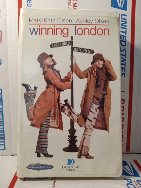 WINNING LONDON VHS Clamshell Mary-Kate & Ashley Olsen 2001 Movie #209 ...