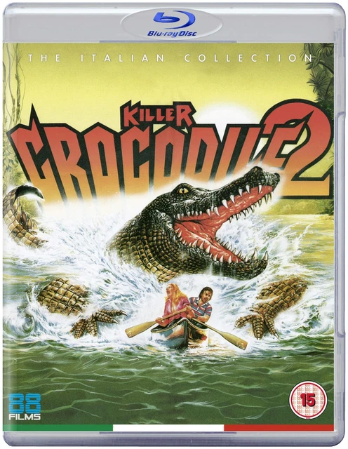 KILLER CROCODILE 2 (Blu-ray) Ennio Girolami Debra Karr Richard Anthony ...
