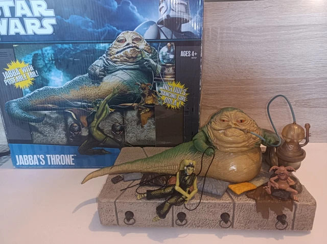 STAR WARS JABBA the hutt figure, the jabba's throne, Oola, Salacious ...