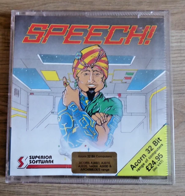 Speech Superior Software Acorn Archimedes Risc Os Floppy Disk Retro Game £9 99 Picclick Uk