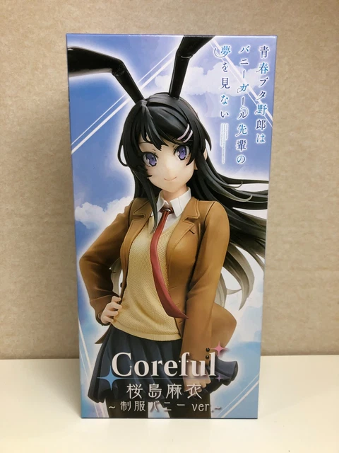 BUNNY GIRL SENPAI Coreful figure Mai Sakurajima Uniform Bunny Ver ...
