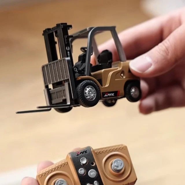 ALLOY 1/64 REMOTE Control Forklift Set Desktop Toy Model £14.89 ...