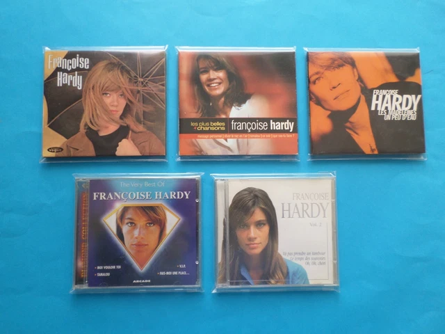 RARE LOT DE 5 cd de Françoise Hardy en tbe voir 2 photos... EUR 30,00 ...