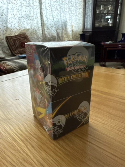 POKÉMON TCG MEGA Evolutions Half Booster Box 18 Packs Brandneu Sealed ...