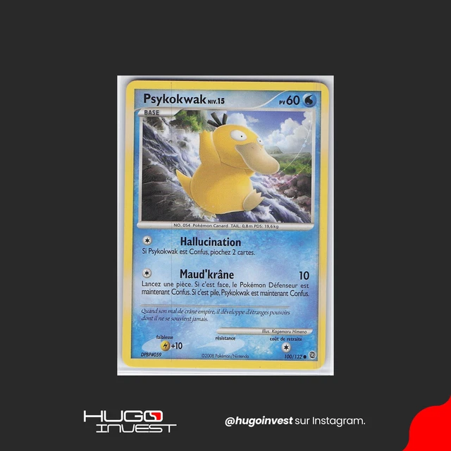 CARTE POKÉMON - PSYKOKWAK 100/132 DP Merveilles Secrètes - FR EUR 2,50 ...