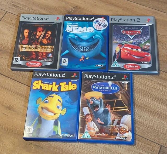 DISNEY PS2 GAMES Bundle - Cars, Nemo, Shark Tale, Ratatouille, Pirates ...
