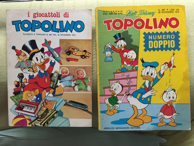 TOPOLINO N° 887, Con Bollini E Il Catalogo Upim Natale 1972! Ottimo E ...