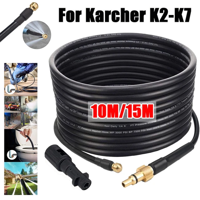 HIGH PRESSURE DRAIN Jet Washer Sewer Clean Hose Pipe For Karcher/Lavor ...