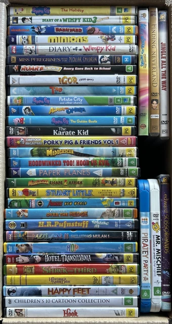 36 KIDS DVDS Kids Children Movies Bundle Bulk Lot -PRE OWNED #913 $44. ...