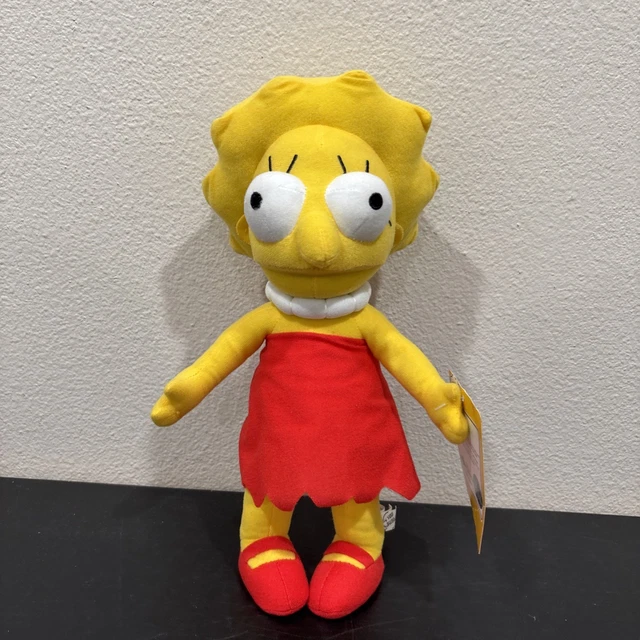 TOY FACTORY LISA Simpson 15” Plush Stuffed Toy Doll 2018 The Simpsons ...